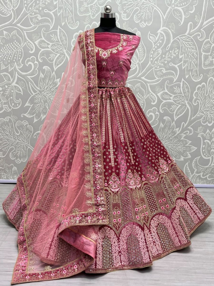 Rani Pink Bridal Lehengas – All Things About Wedding